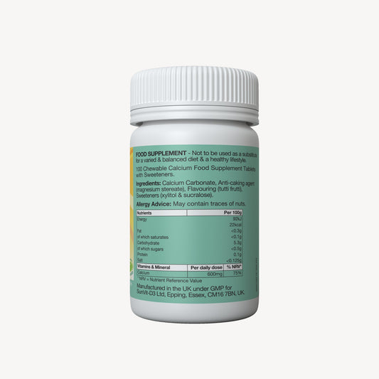 Calcium Tablets | Calcium Carbonate Tablets for Bones & Teeth – SunVit-D3