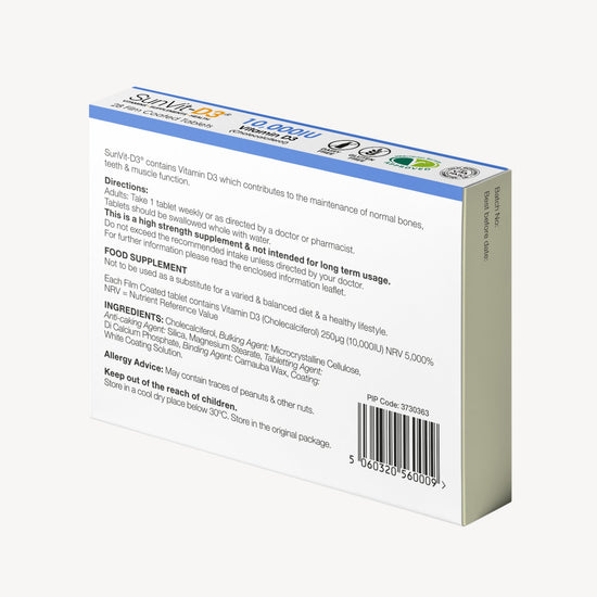 Vitamin D3 10,000IU Tablets | Vitamin D Tablets | SunVit-D3