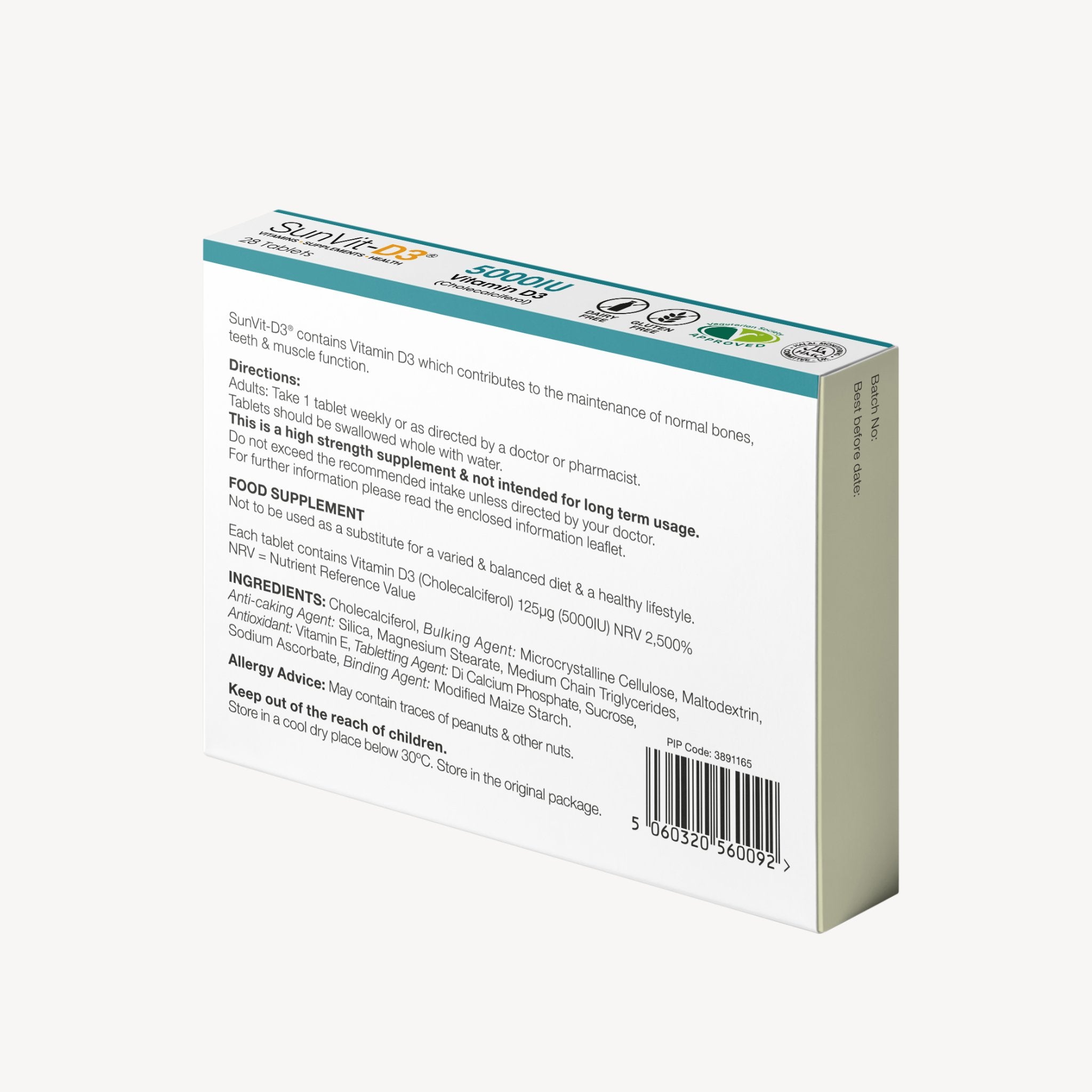 Vitamin D Tablets | 400iu to 25,000iu D3 Tablets – SunVit-D3